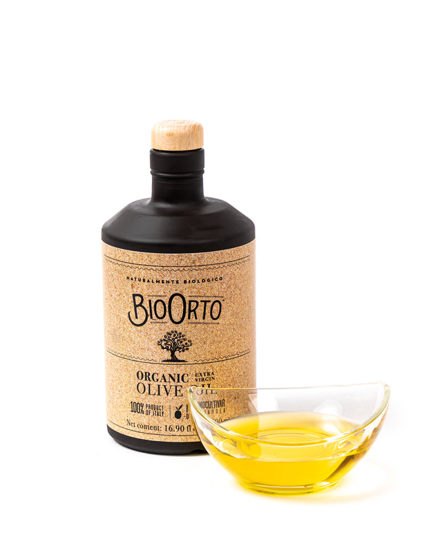 Organic Extra Virgin Olive Oil monocultivar Ogliarola 16.90 Fl Oz