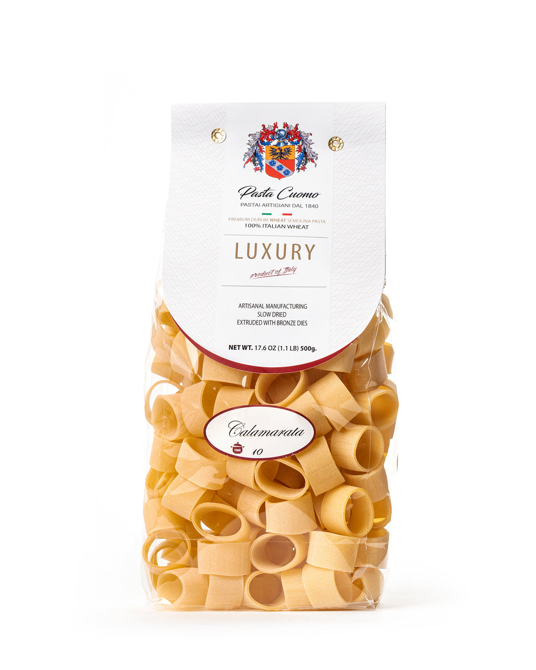 Calamarata Pasta 17.6 Oz | Magnifico Food